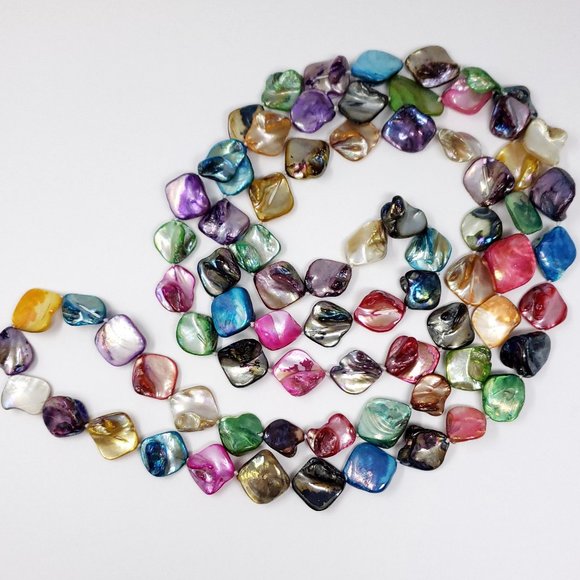 Jewelry | Multicolor Sea Shell Bead Necklace | Poshmark